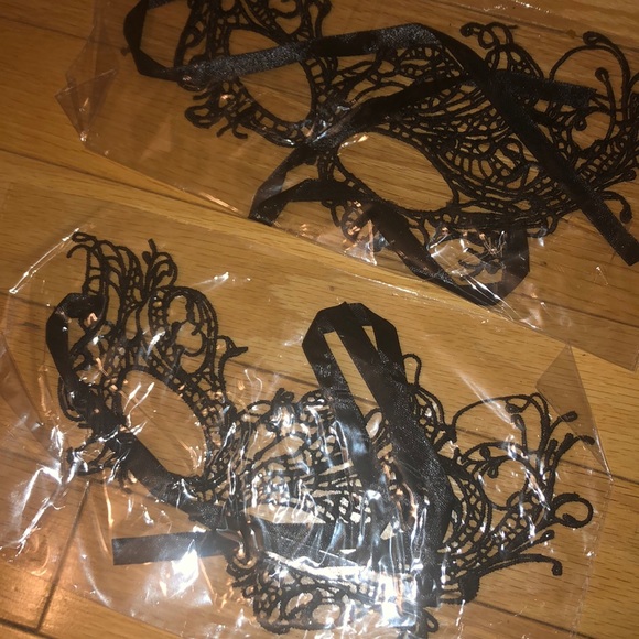 Accessories | 2 Pack Lace Gothic Masquerade Eye Mask Bundle Nwt | Poshmark